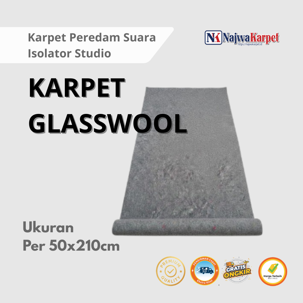 Jual Karpet Glasswool Peredam Suara Studio - Isolator Panas Alas Lantai ...