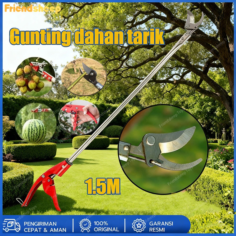 Jual 1m/1.5m/2m gunting dahan tarik,Gunting pemetik buah pemetik buah ...