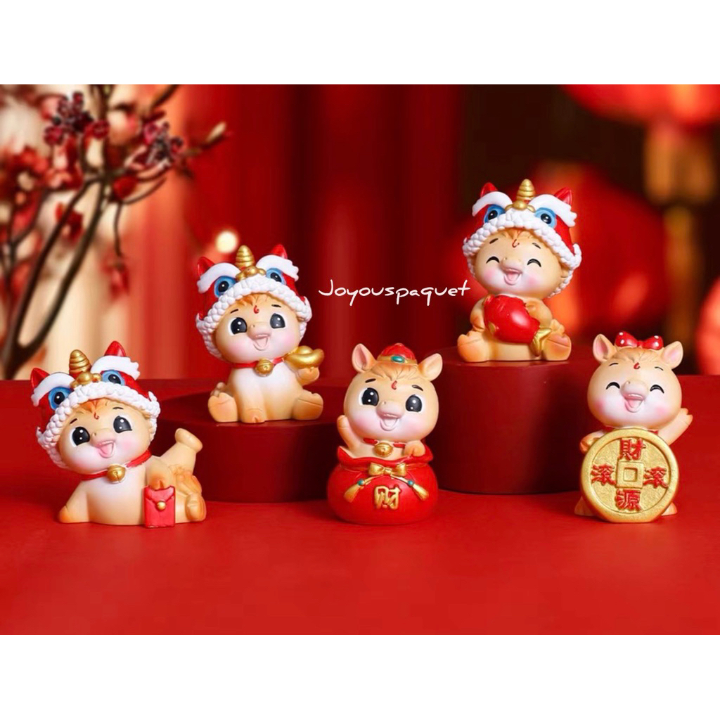 Jual Pajangan patung kuda lucu tahun baru imlek CNY 2026 ornamen ...