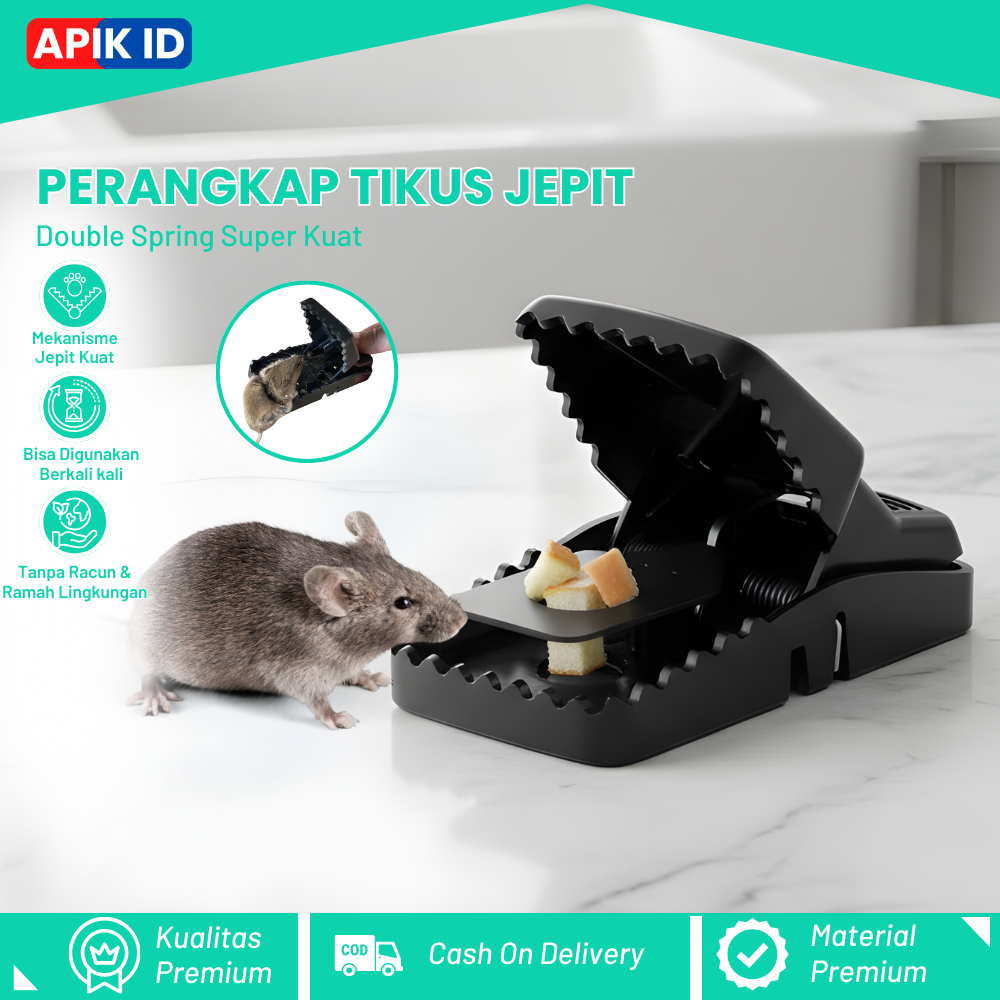 Jual Alat Jepit Perangkap Jebakan Tikus / Jepretan Bahan Plastik Tebal ...