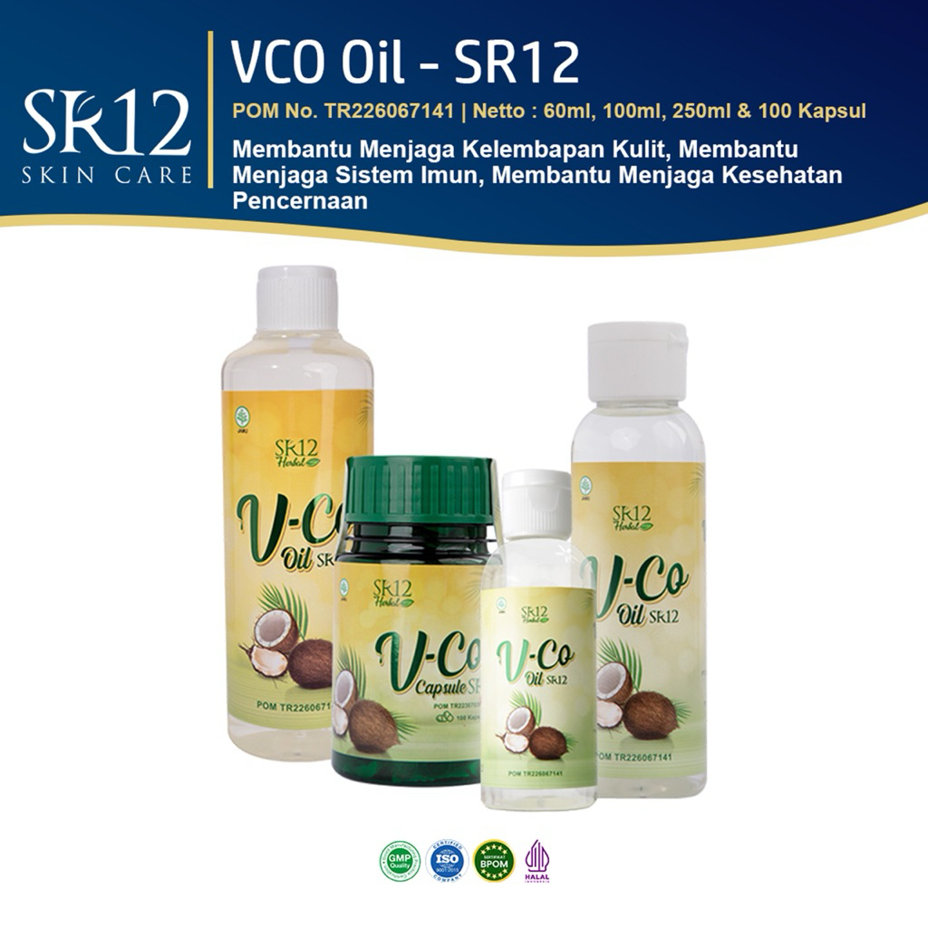 Jual VIRGIN COCONUT OIL SR12 - VICO SR12 MINYAK KELAPA MURNI - VCO SR12 ...