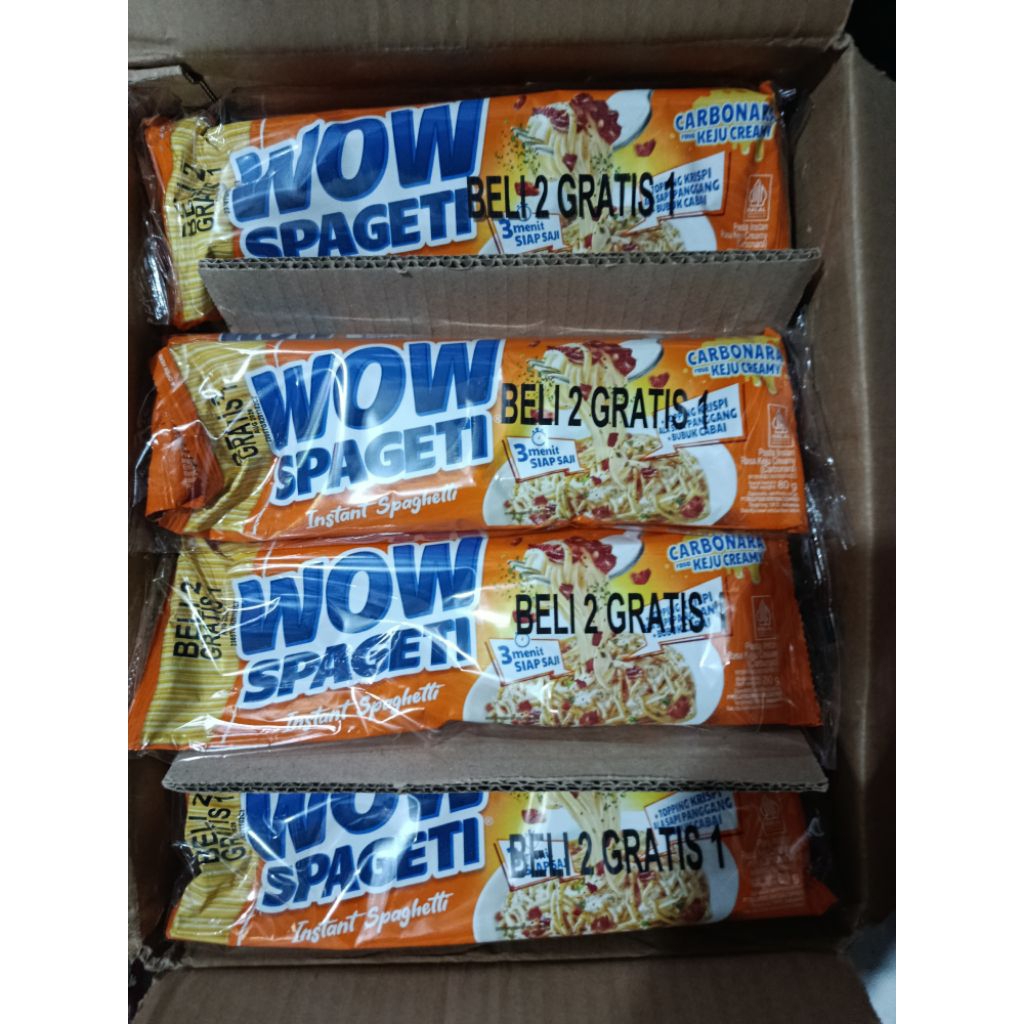 Jual Promo Banded Beli 2 Gratis 1 WOW Spaghetti All Variant 1 Dus isi ...