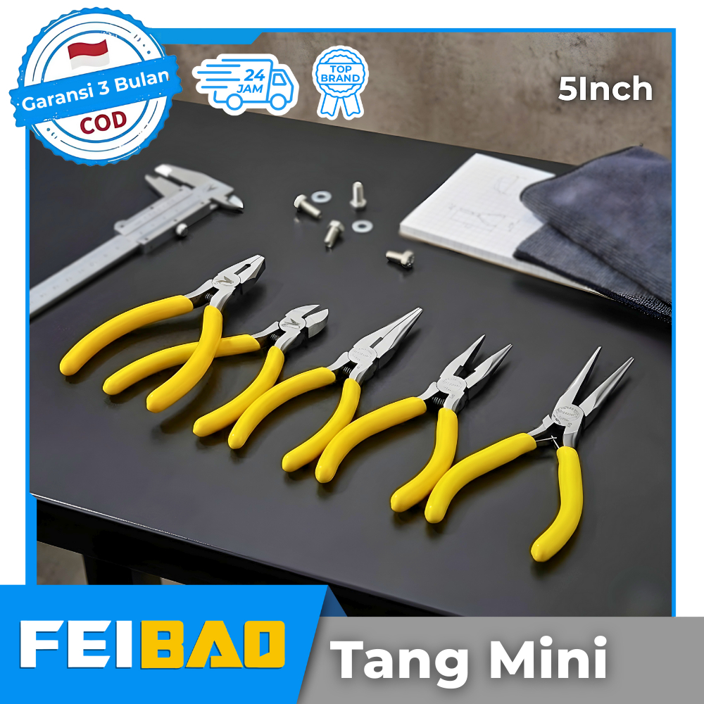 Jual FEIBAO Tang Mini Profesional 5 Inch SK-45 - Tang Kecil Presisi ...