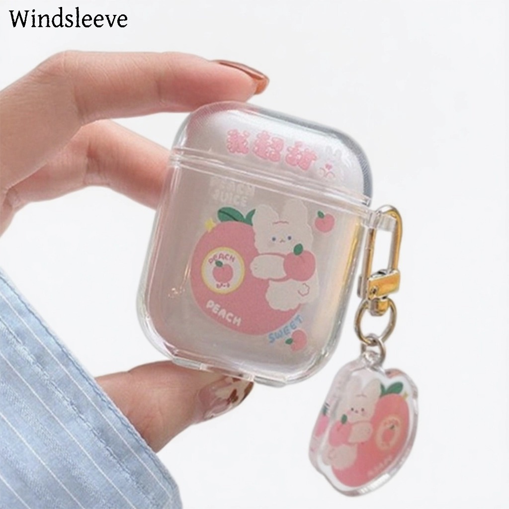 Jual Headset Bluetooth Case Airpods Kartun Transparan True Wireless Ear ...