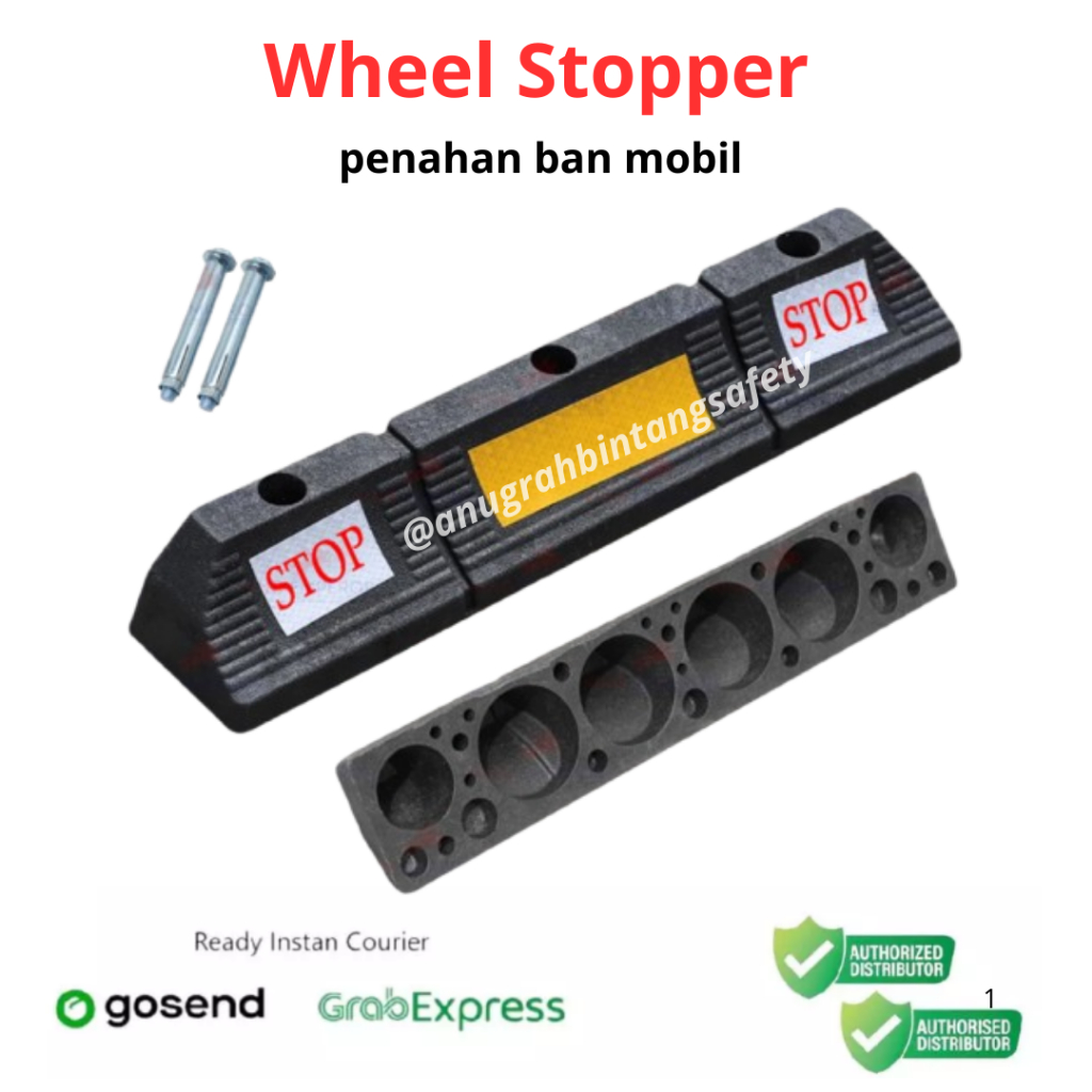 Jual Rubber Wheel Stopper STOP Block Parking / Karet Penahan Roda Mobil ...