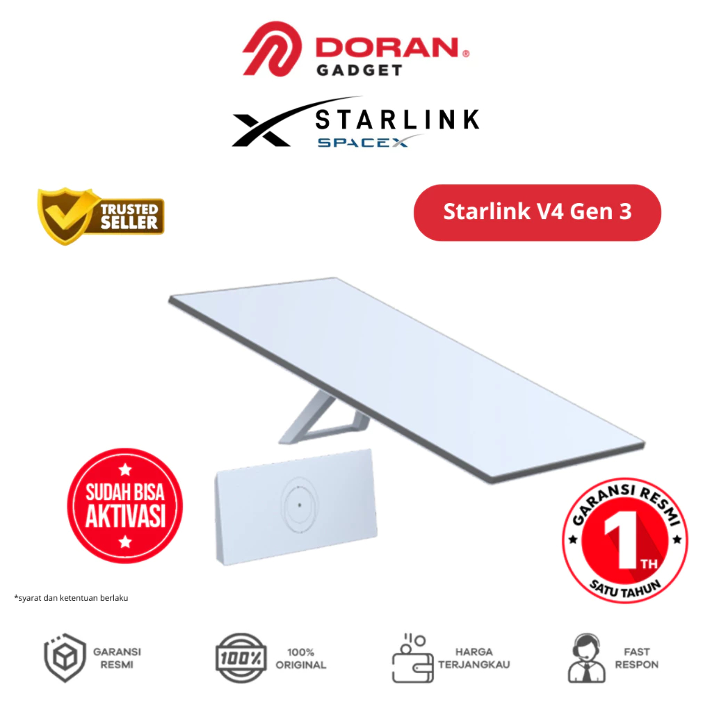 Jual OTG Starlink V4 GEN 3 Garansi 1 Tahun Space X | Shopee Indonesia