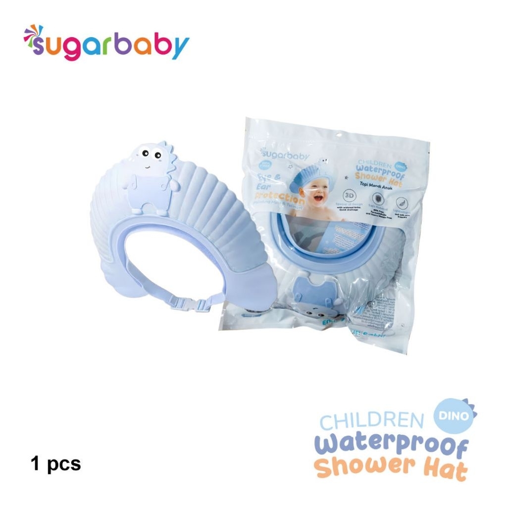Jual Sugar Baby Waterproof Shower Hat Topi Mandi | Shopee Indonesia