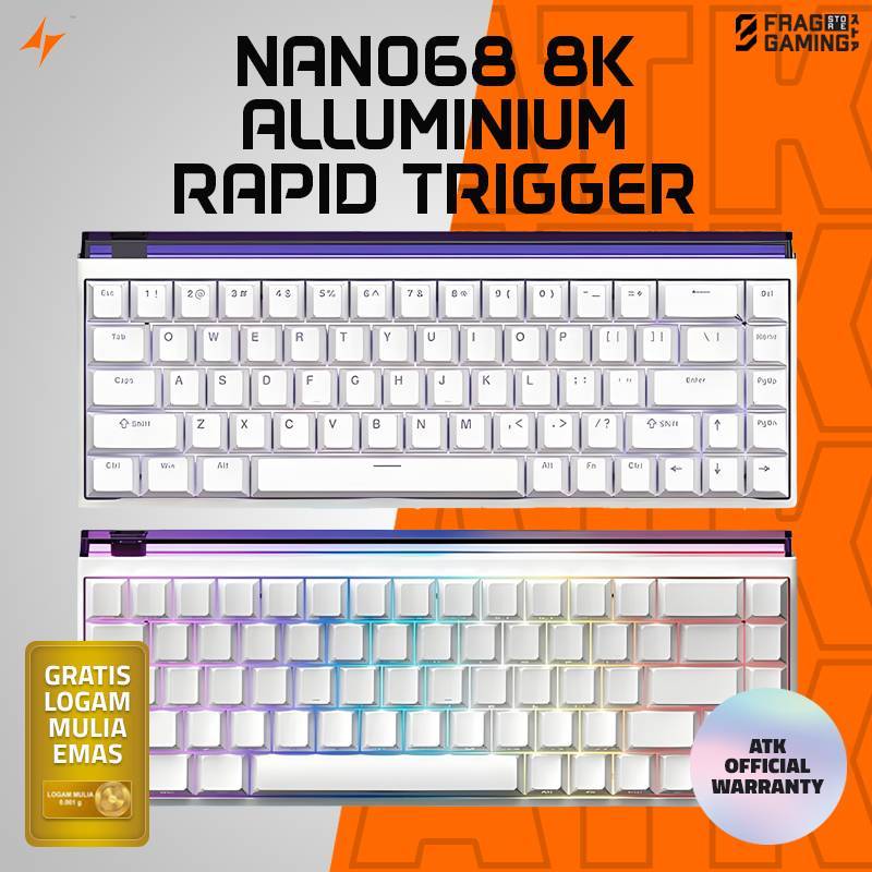 Jual ATK MADLIONS NANO68 / NANO-68 Wired 8K Gaming Keyboard Magnetic ...