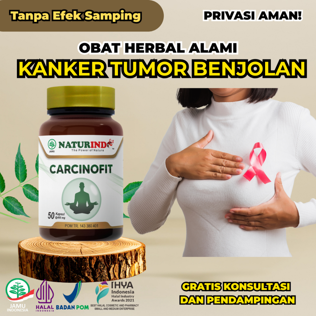 Jual Obat Kanker Tumor Herbal Benjolan Payudara Carcinofit Naturindo ...