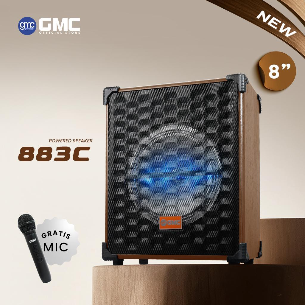 Jual GMC Speaker 883C Bluetooth Karaoke 85W Gratis Mic | Shopee Indonesia