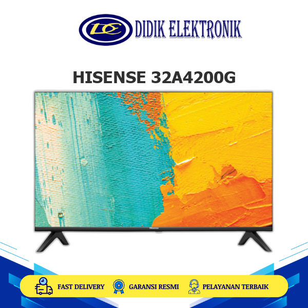 Jual HISENSE 32A4200G Google TV 32 Inch LED 4K UHD Bezel less Design ...