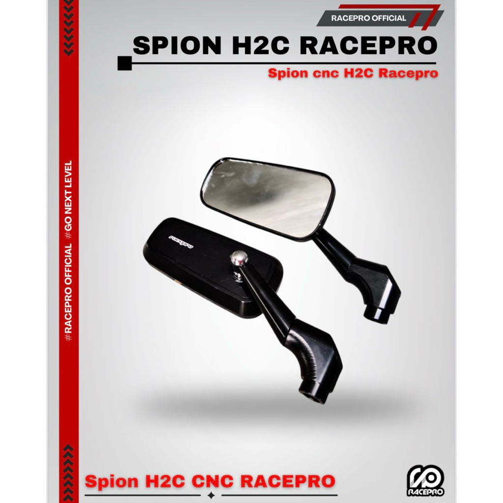 Jual SPION H2C RACEPRO ORIGINAL ALUMUNIUM CNC | Shopee Indonesia