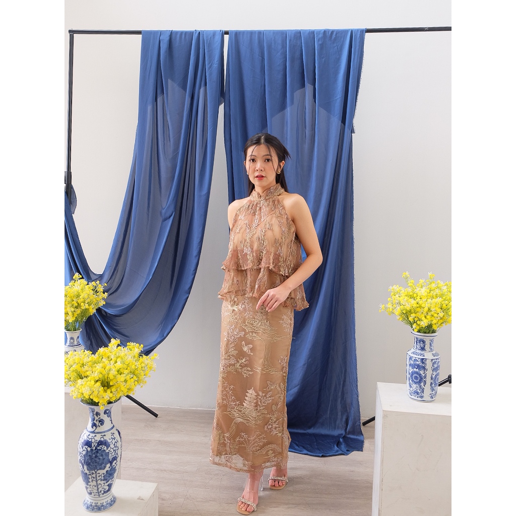 Jual ARELLE - Xi An Set - Set Cheongsam Modern Imlek CNY | Shopee Indonesia
