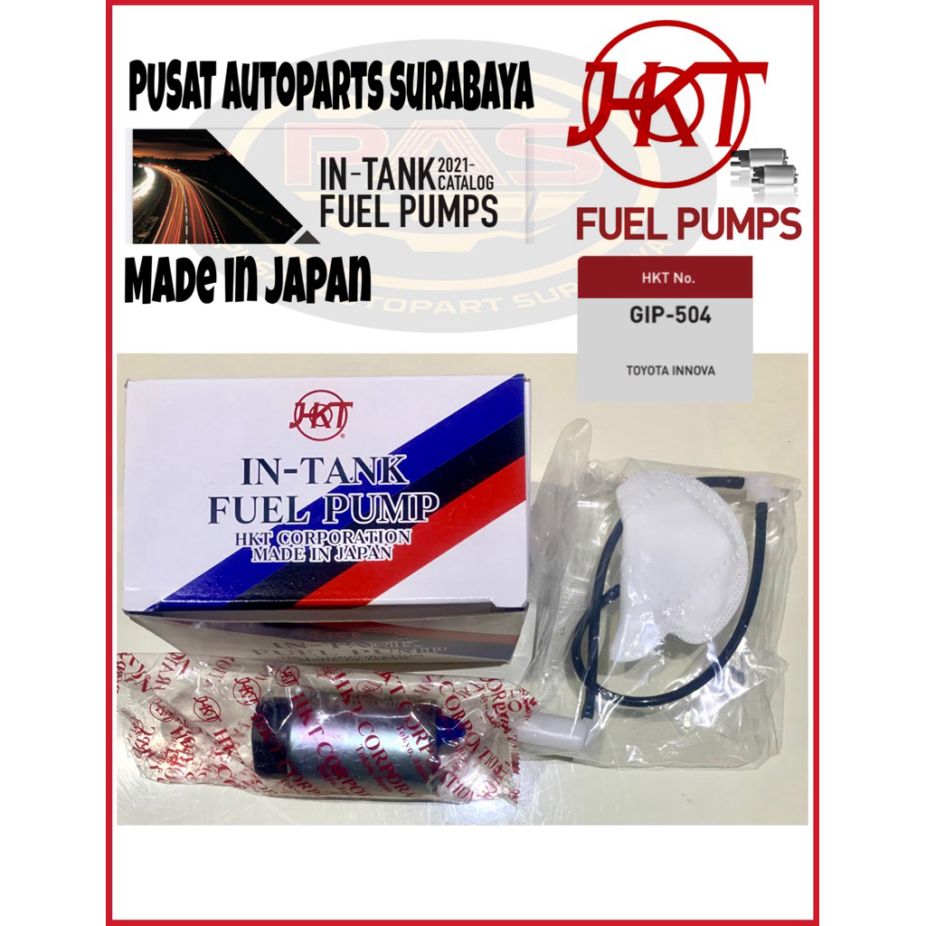 Jual FUEL PUMP POMPA BENSIN ASLI HKT JAPAN GIP-504 TOYOTA INNOVA BENSIN ...