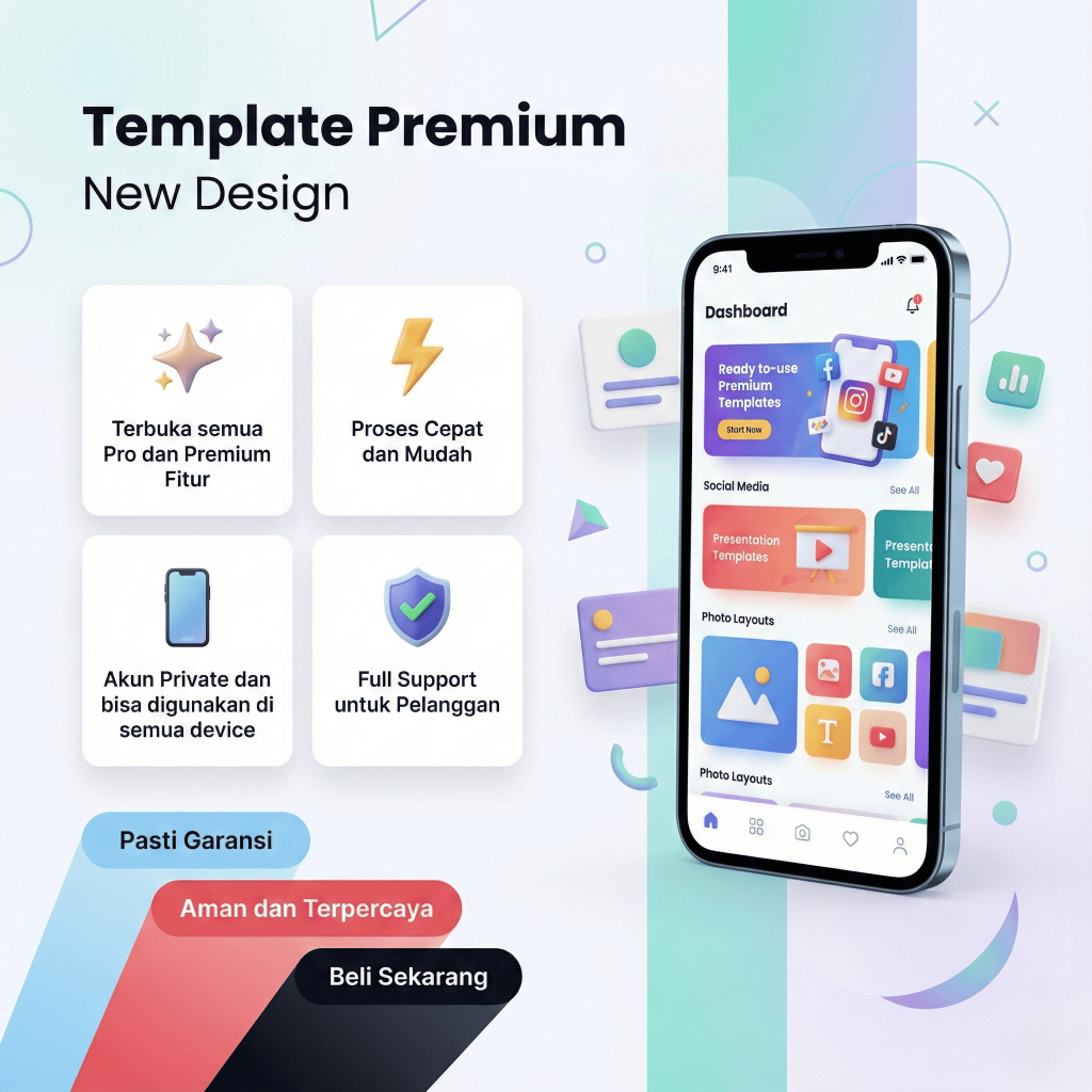 Jual [ SIAP PAKAI ] 75.000++ Design Template Canva Pro | Terbuka Semua ...