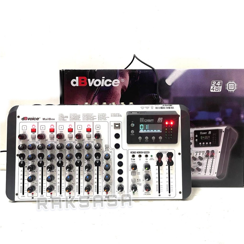 Jual Mixer Dbvoice Mailbox Original 6 Channel Bluetooth - Live ...