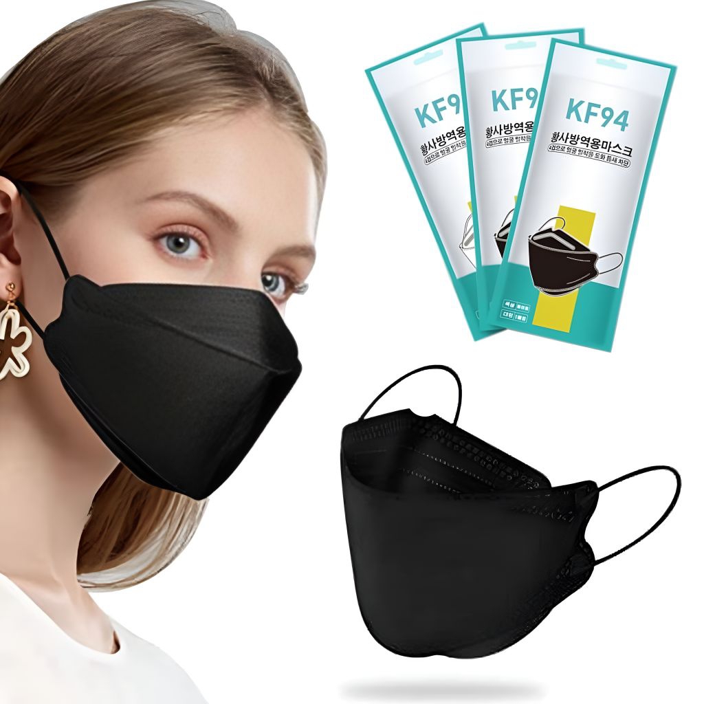 Jual Masker KF94 Hitam isi 10 Pcs | Shopee Indonesia