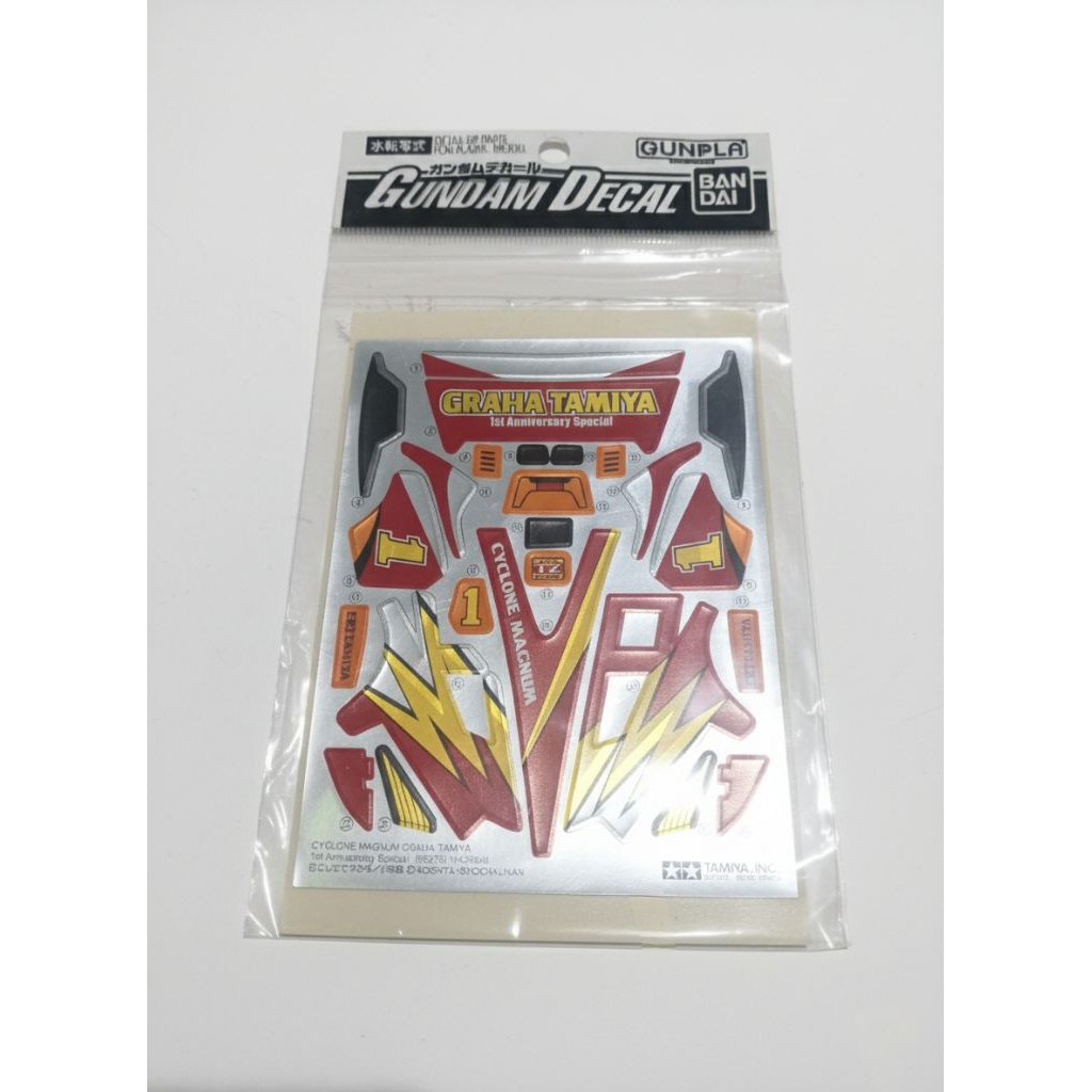 Jual stiker /decal tamiya cyclone magnum graha original | Shopee Indonesia