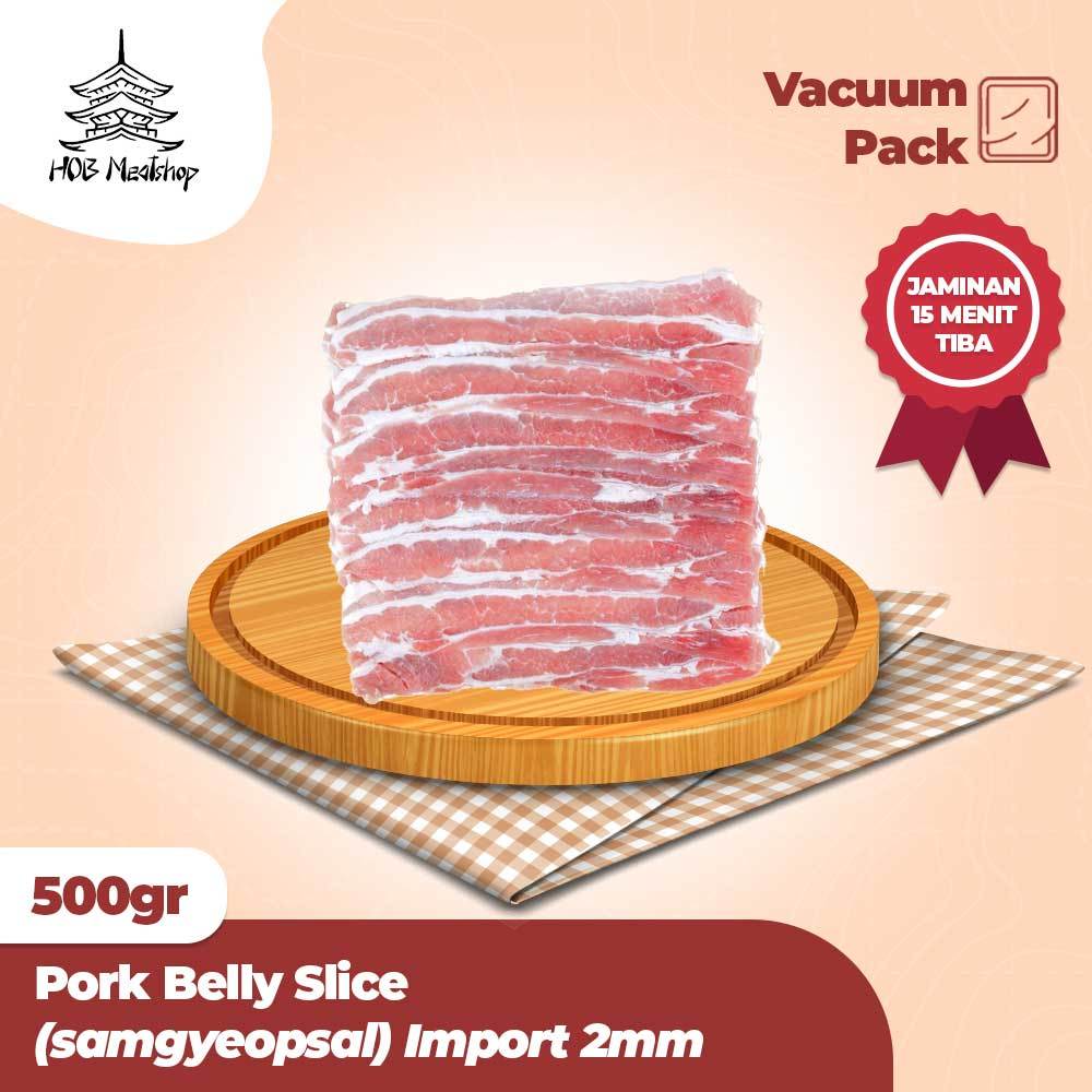 Jual JAMINAN 15 MENIT TIBA - Korean Grill Daging Samgyeopsal Slice ...