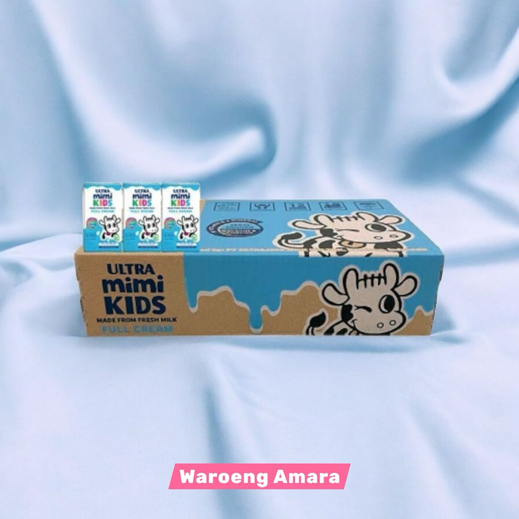 Jual Ultra Mimi Kids UHT Full Cream 125ml isi 40 / 1 dus | Shopee Indonesia