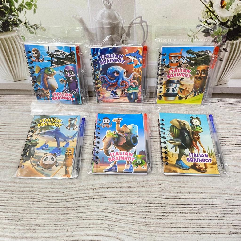 Jual BUKU BINDER A7 BRAINROT ANOMALI DAPAT 1 PULPEN | Shopee Indonesia