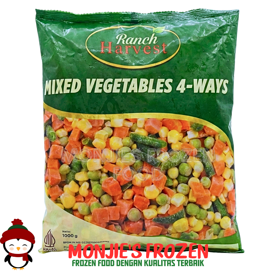 Jual RANCH HARVEST Mix Vegetable 4 ways 1kg - Sayuran Mix | Shopee ...