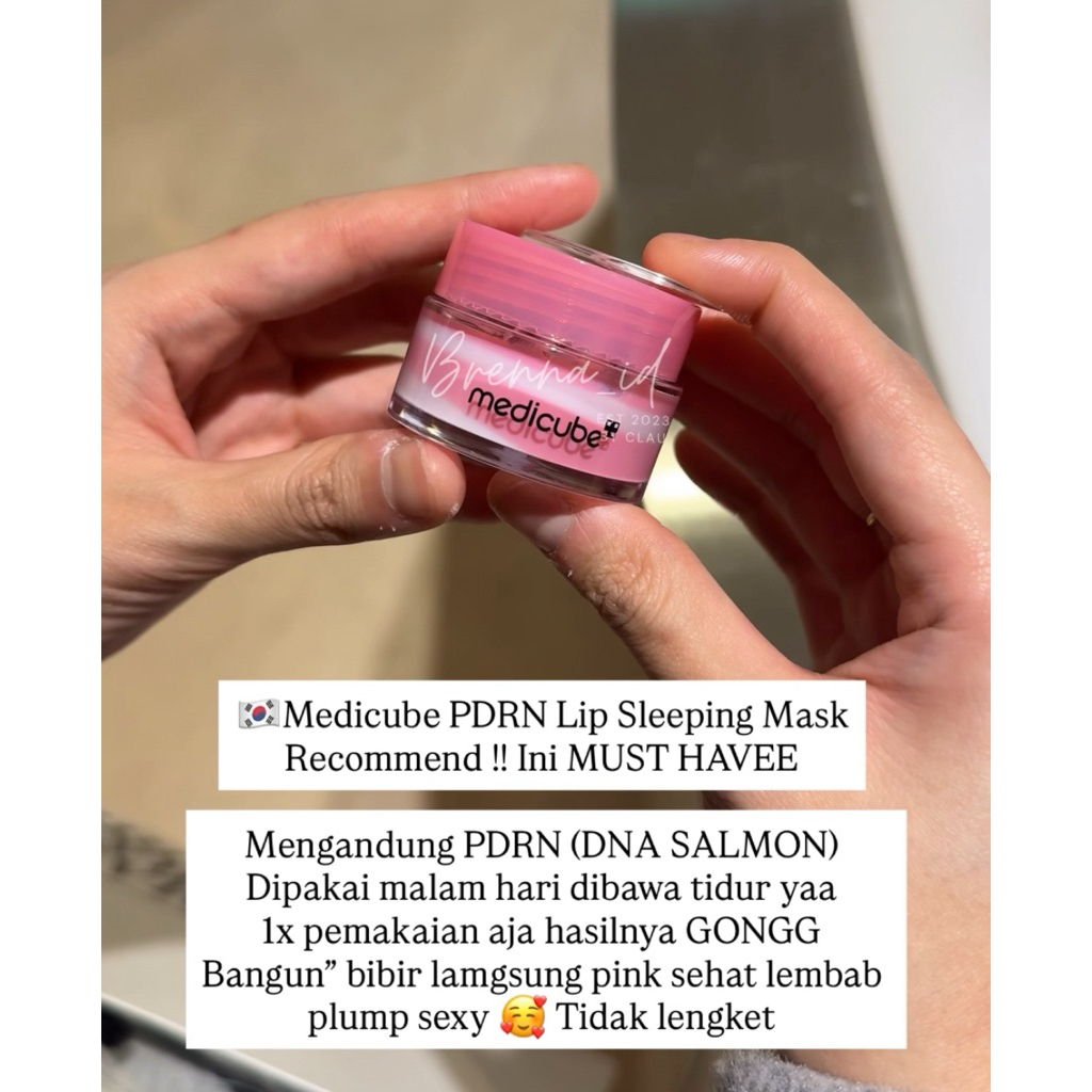 Jual Medicube PDRN Lip Sleeping Mask | 100% ORIGINAL KOREA | Shopee ...