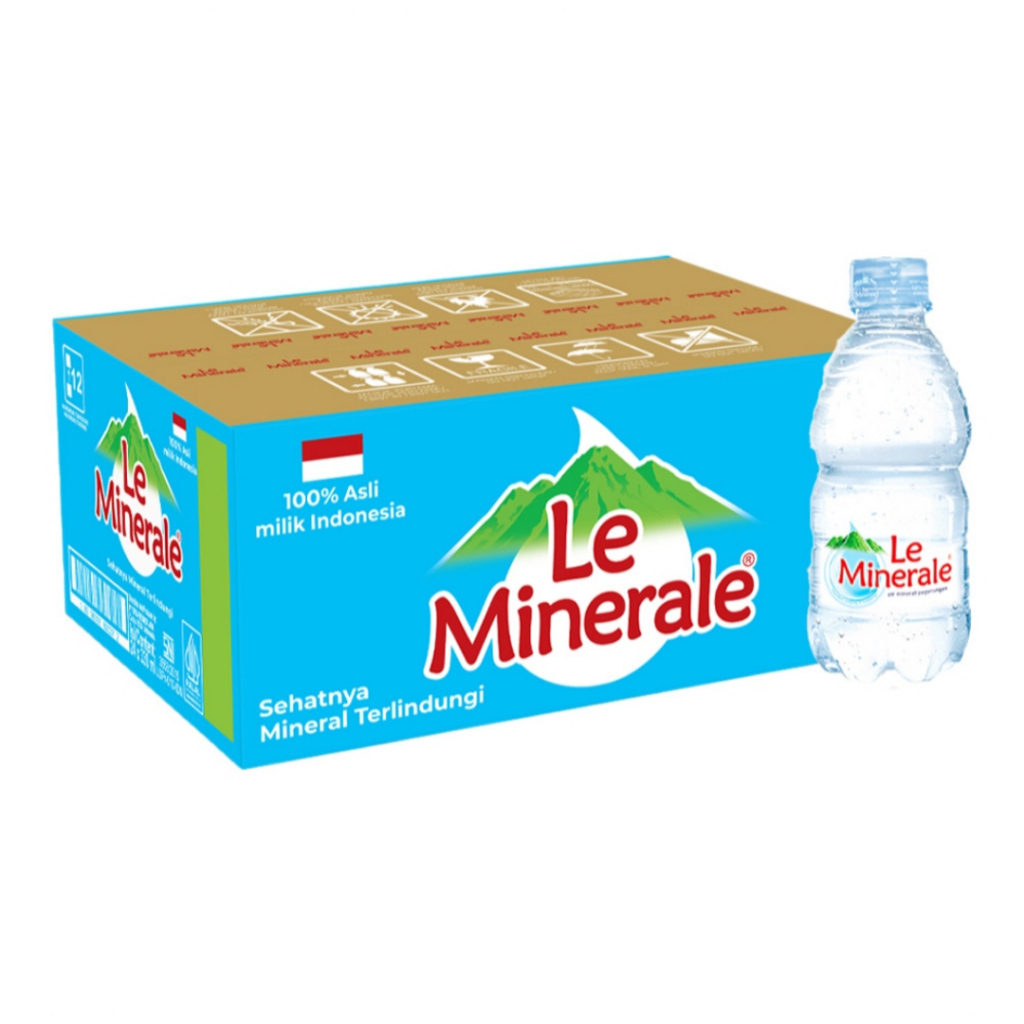 Jual LE MINERALE BOTOL 330 ML x 24 | Shopee Indonesia