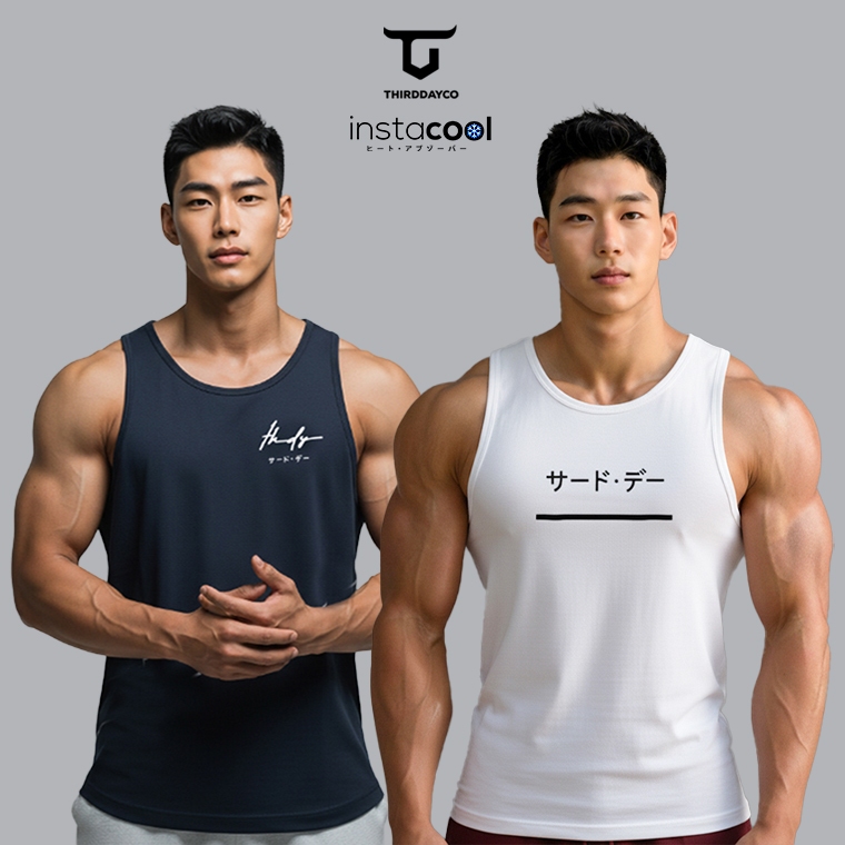 Jual THIRDDAY Kaos Kutang Sleeveless Tank Singlet Pria Instacool SVN ...