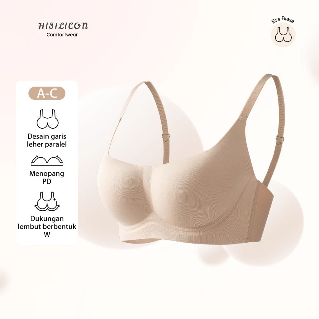 Jual HISILCION- Gbras - Bra Cup Candy Bra Wanita One Piece Anpa Kawat ...