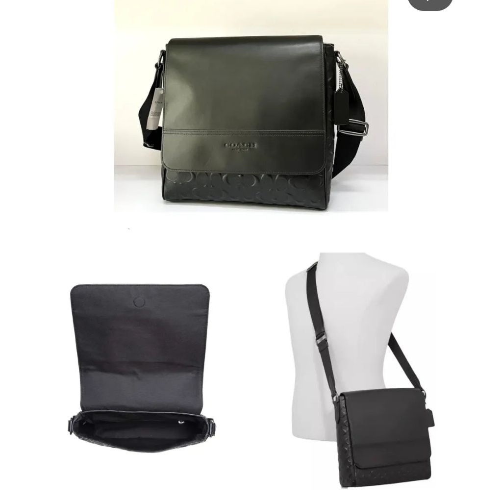 Jual Coc Houston Map Bag Embossed Black | Shopee Indonesia