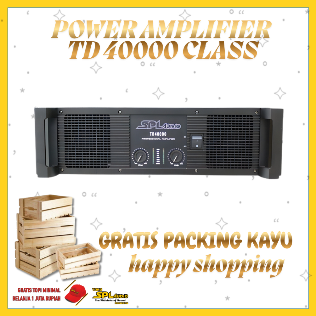 Jual POWER AMPLIFIER SPL AUDIO CLASS TD 40000 | Shopee Indonesia