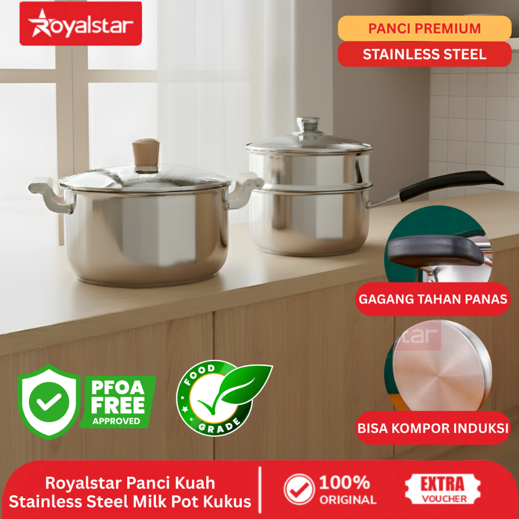 Jual Royalstar Panci Sup dan Panci Kuah Stainless Steel Panci Steam ...