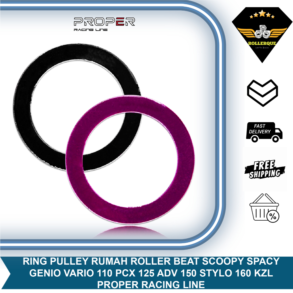 Jual Ring Pulley Puli Rumah Roller Magic Washer Beat Vario Scoopy Genio ...