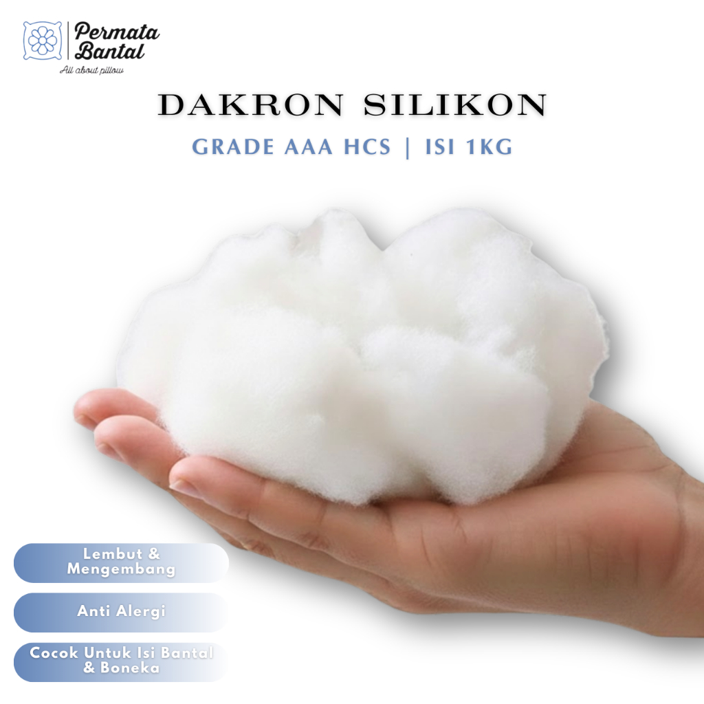 Jual Dakron Silikon Grade AAA HCS - Isi 1 KG ( 1000 GRAM ) | Shopee ...