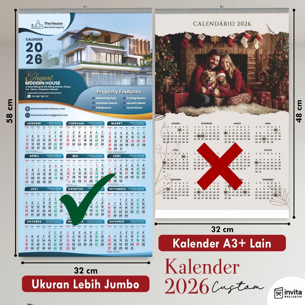 Jual CETAK KALENDER DINDING 2026 UMKM - KALENDER DINDING KDU 1PLY HARGA ...