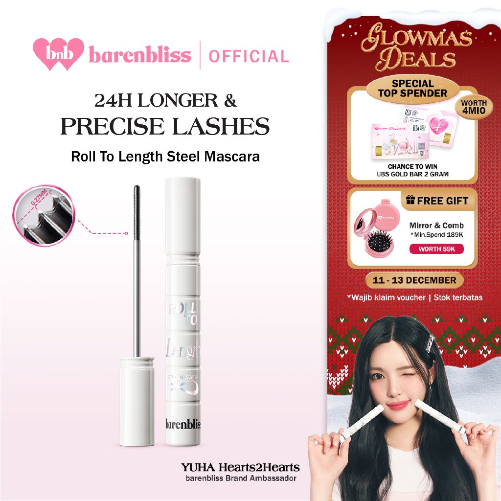 Jual [BACK IN STOCK] BNB barenbliss Roll to Length Steel Mascara 6g ...