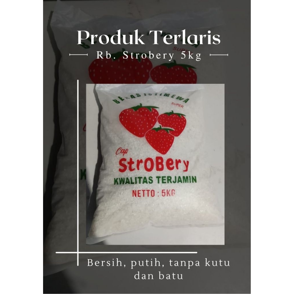 Jual promo beras murah strobery 5kg | Shopee Indonesia