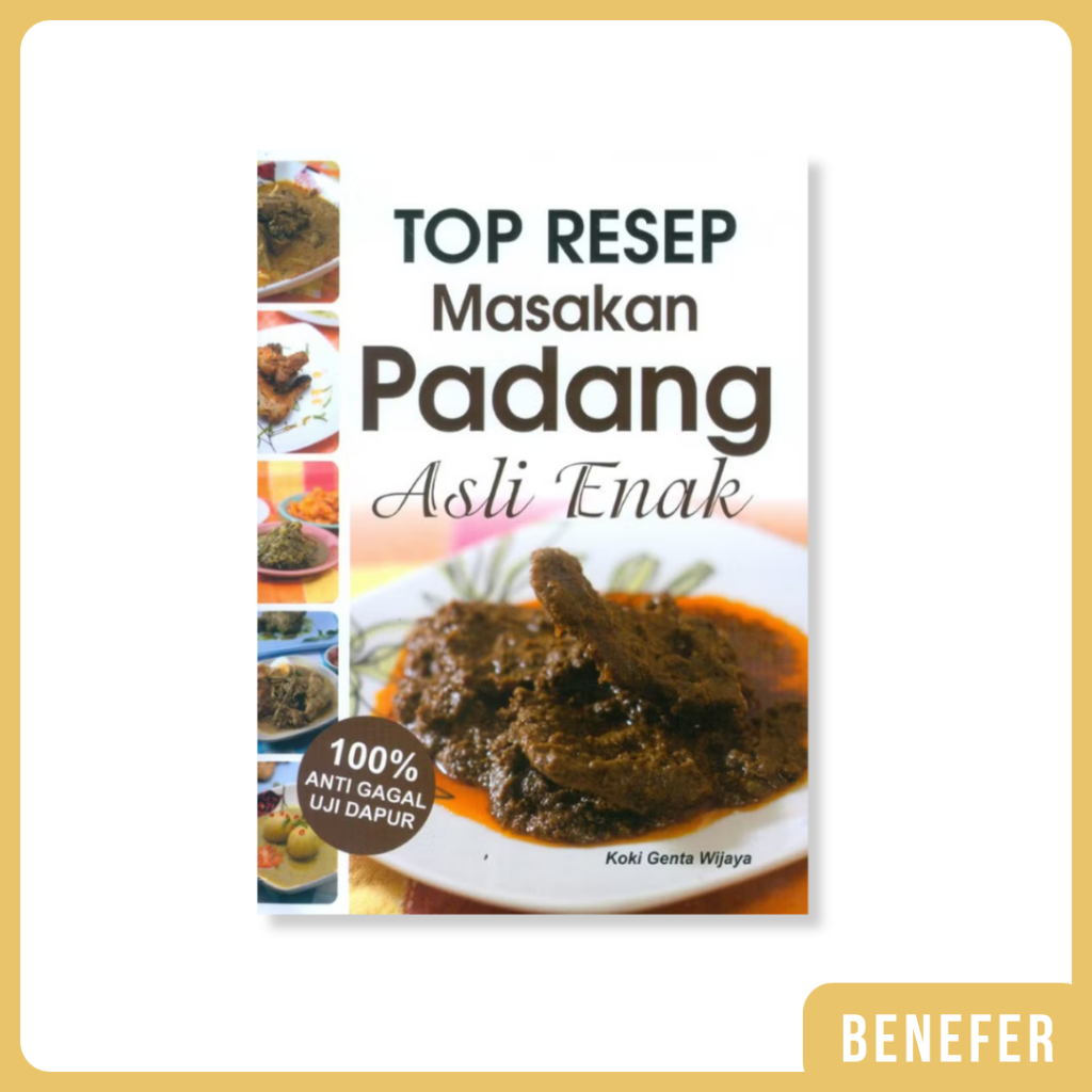 Jual Buku Top Resep Masakan Padang Asli Enak | Shopee Indonesia