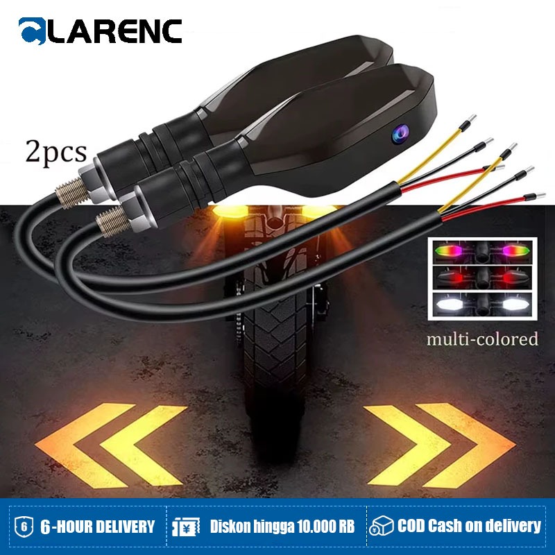 Jual Lampu Sen LED 2PCS Lampu Sein Proyeksi Mewah Tahan Air untuk ...
