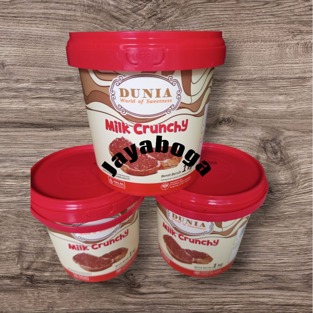 Jual dunia glaze milk crunchy chocolate malt spread 1kg | Shopee Indonesia