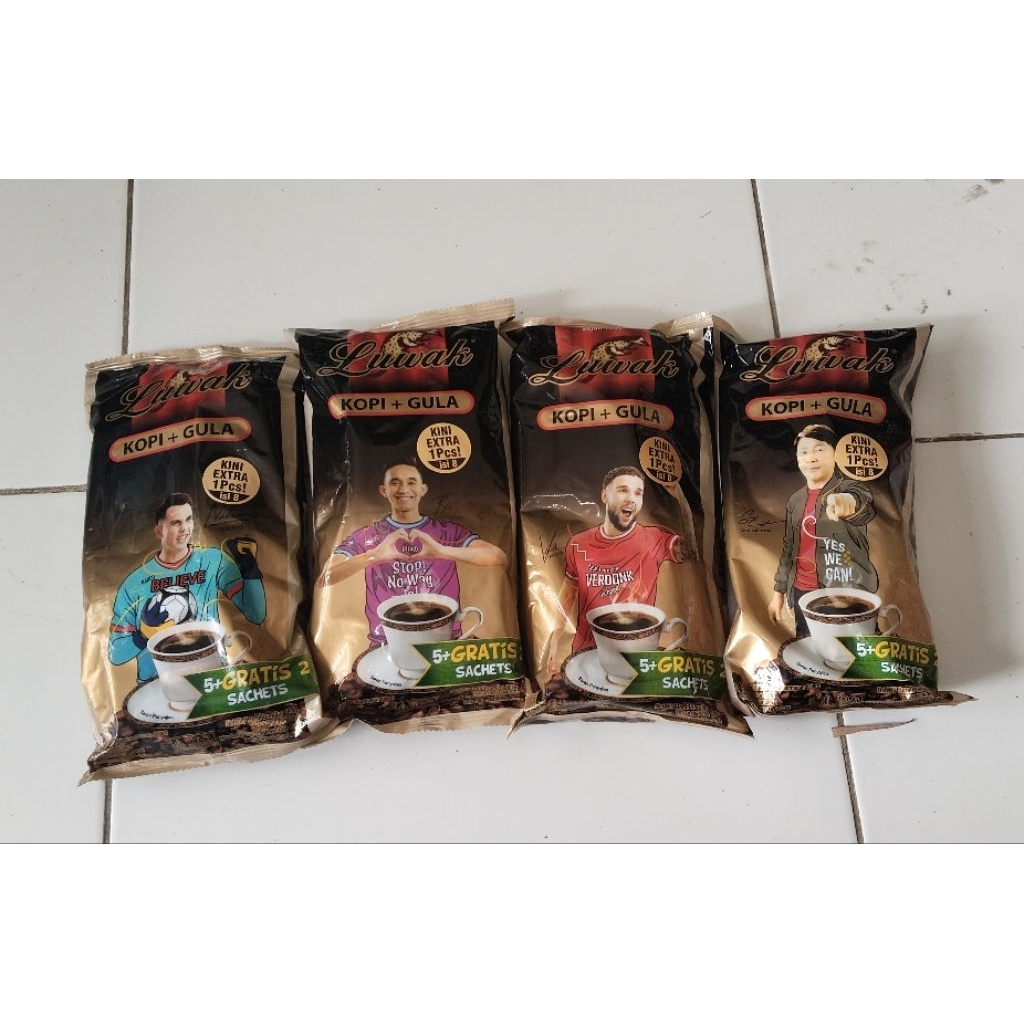 Jual Kopi Luwak Hitam Renceng isi 8pc // Kopi Luwak Hitam + Gula ...