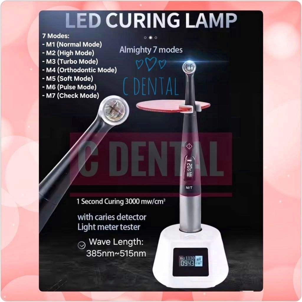 Jual 7 Modes Dental Light Cure With Base Built-In Light Meter ...