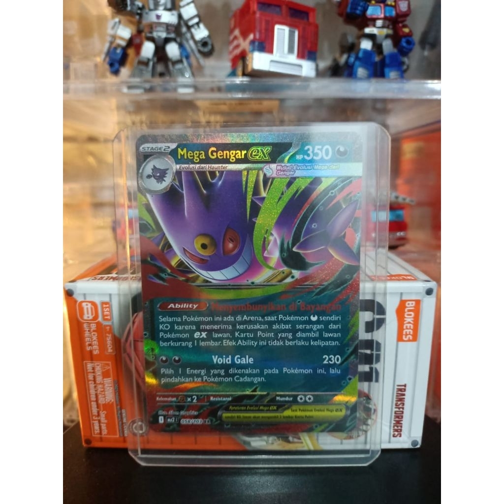 Jual Mega Gengar Ex RR kobaran biru MA2 pokemon TCG indonesia | Shopee ...