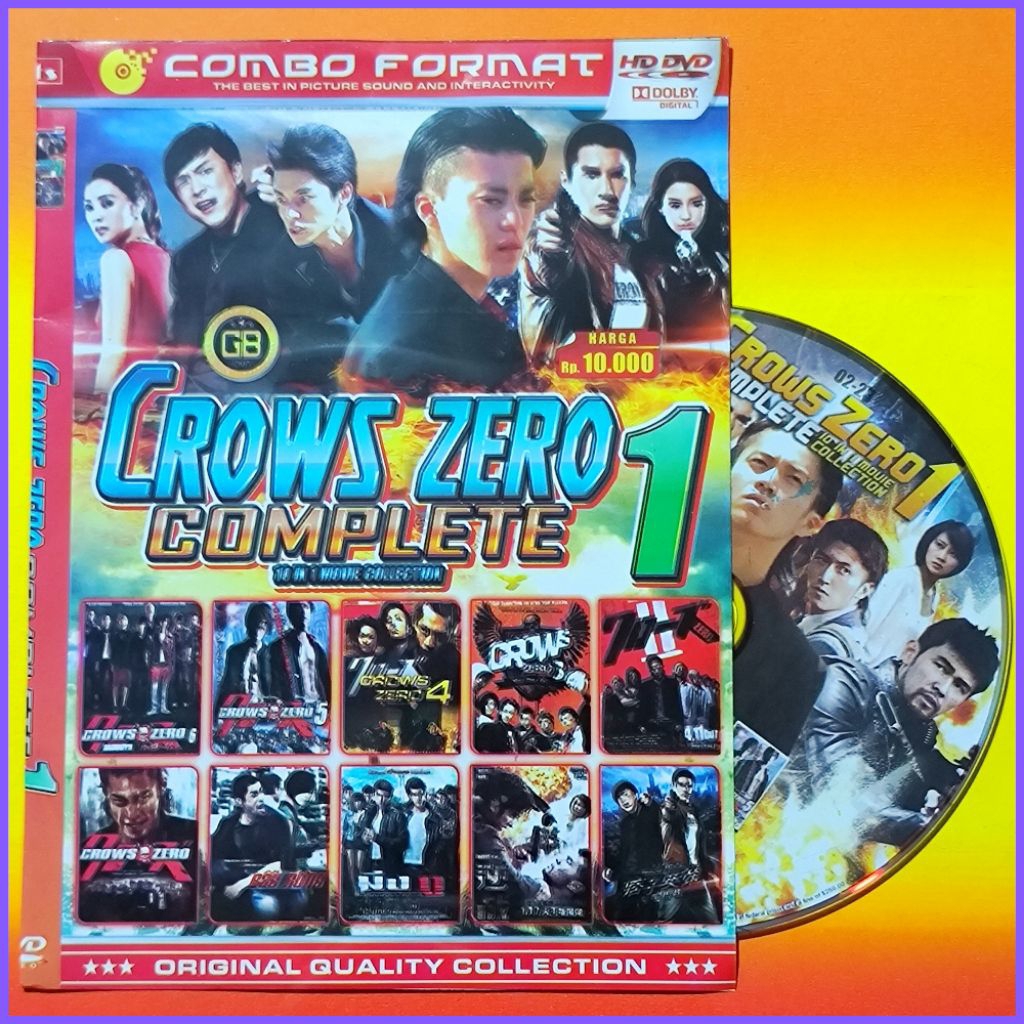 Jual Kaset Film Asian Jepang Japan Koleksi Action Crows Zero Edisi ...