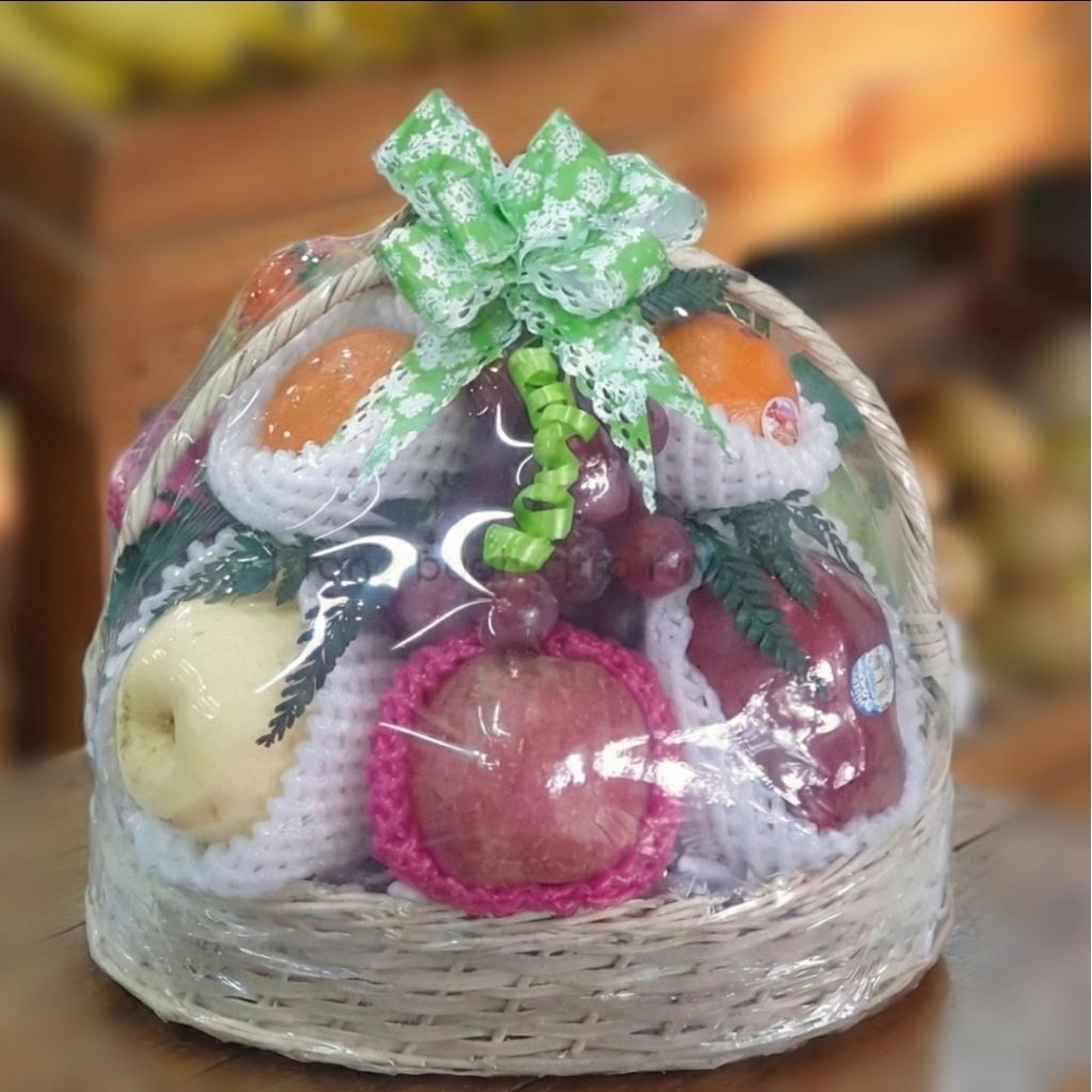 Jual Parcel Buah Mini Size Premium Free pita dan Kartu ucapan | Shopee ...