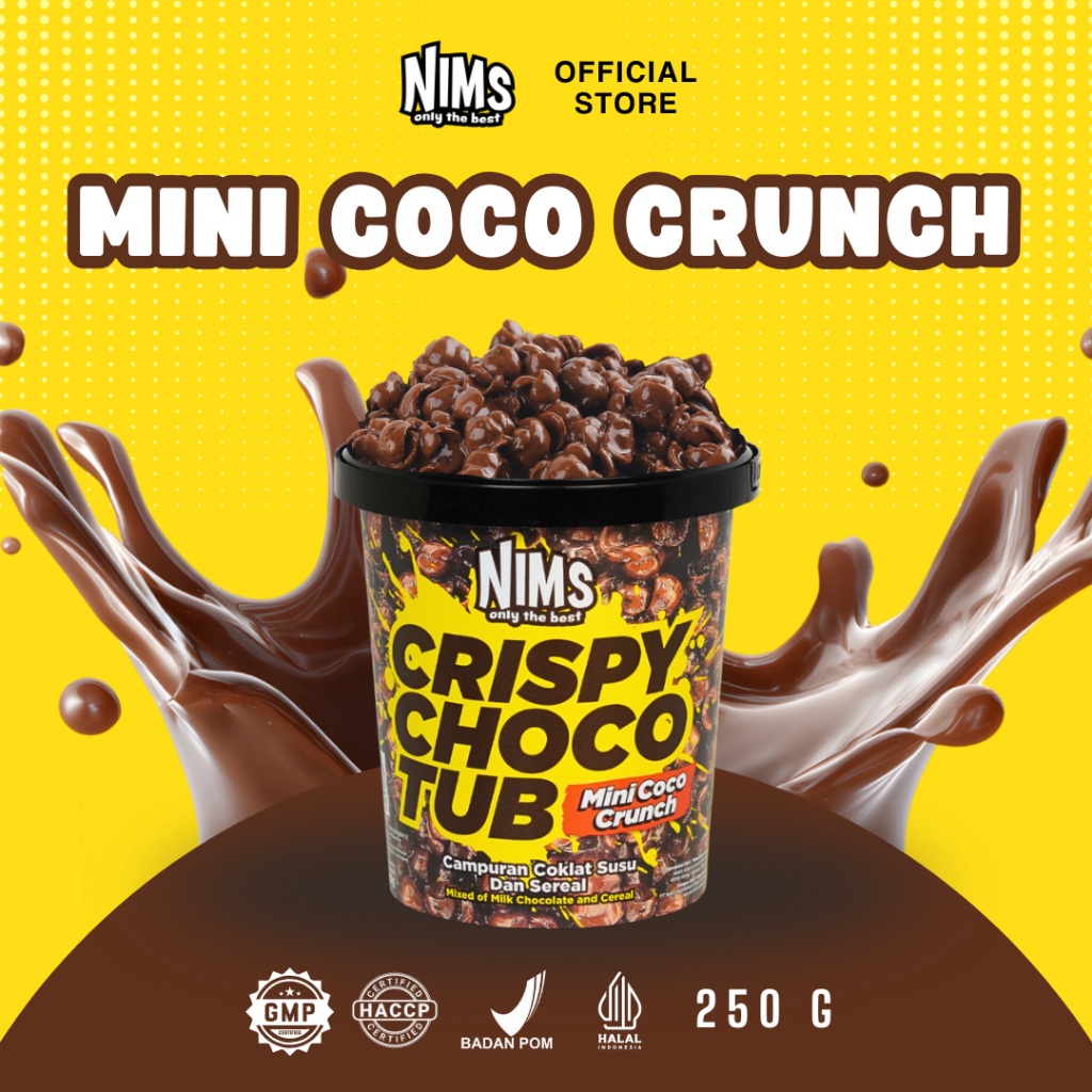 Jual BUY 1 GET 1 FREE - NIMS Crispy Choco Tub Mini Coco Crunch Sereal ...