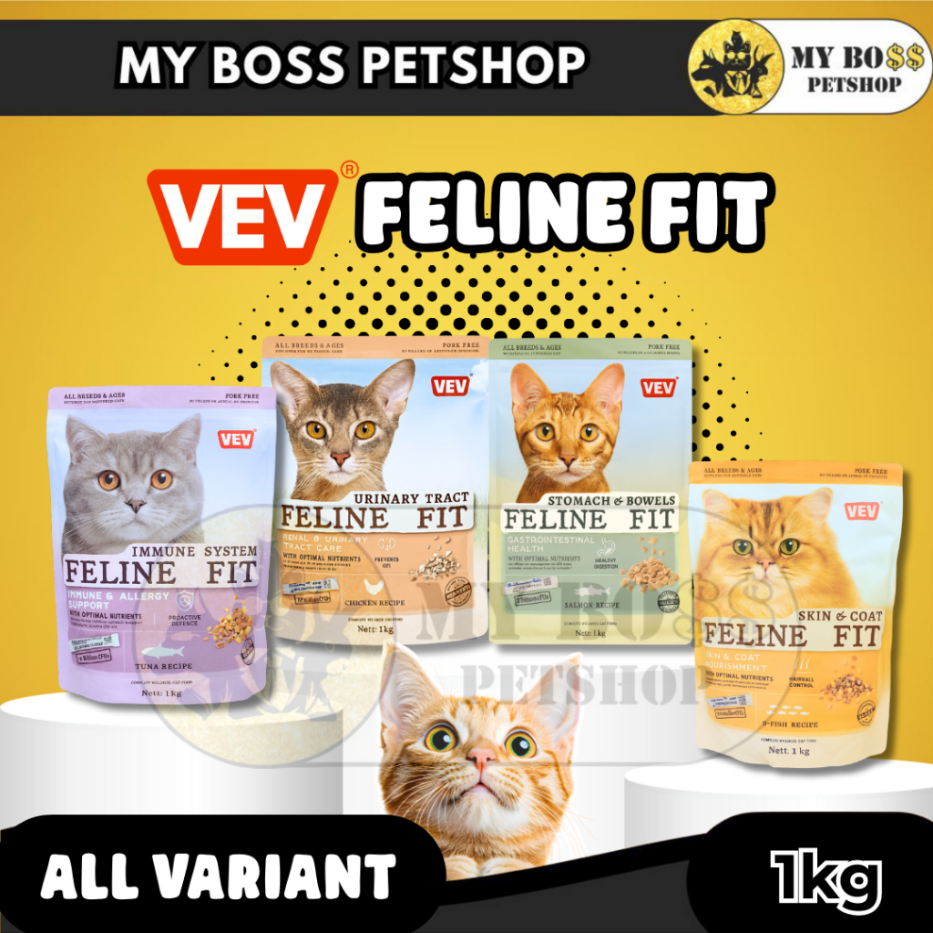 Jual VEV FELINE FIT 1KG dry cat food Nutrisi yang tinggi | makanan ...