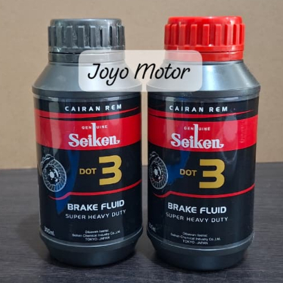 Jual Oli Rem Minyak Rem Brake Fluid Seiken DOT 3 Netral Merah & Putih ...