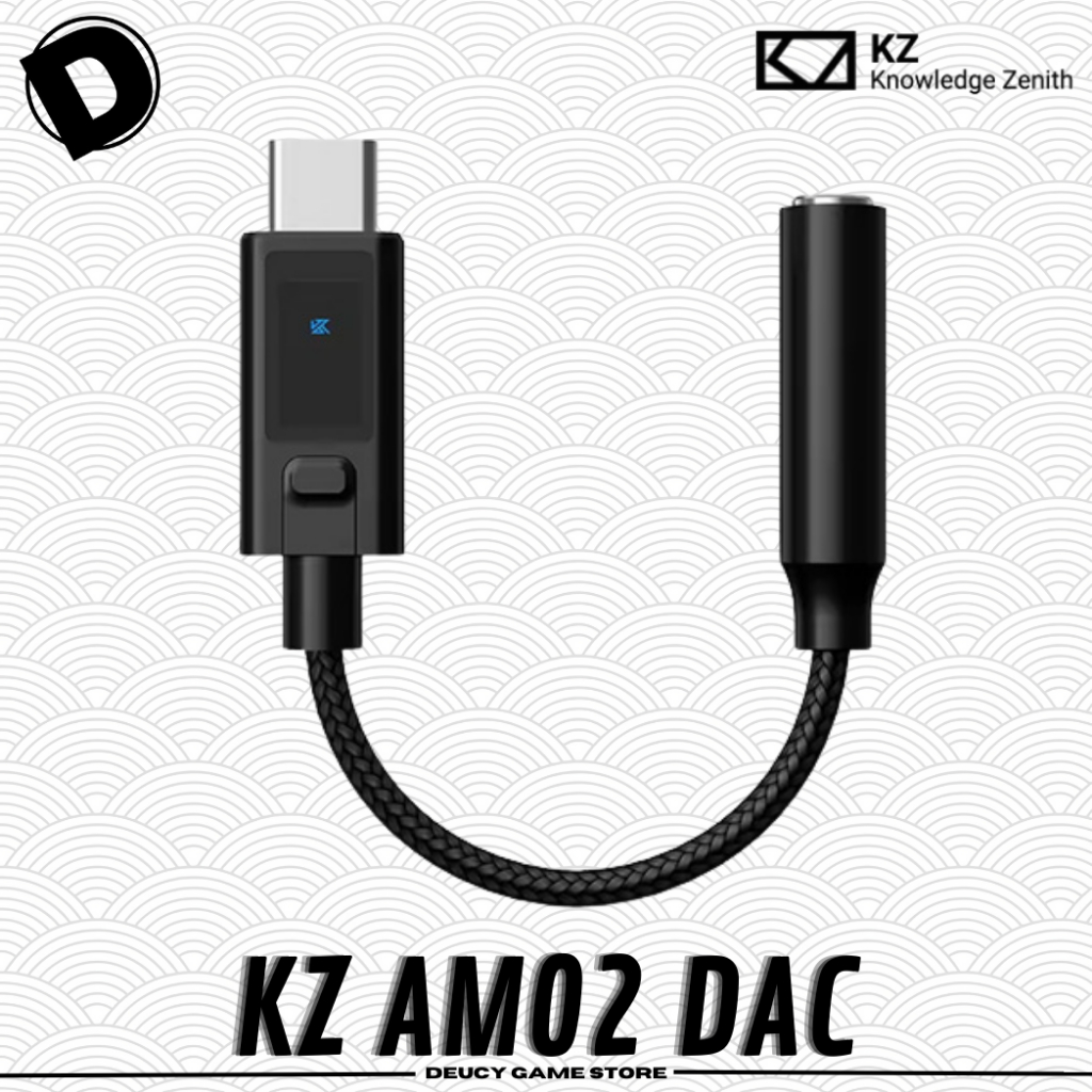 Jual KZ AM02 DAC Portable Audio Amplifier Converter Type-C to 3.5mm DAC ...